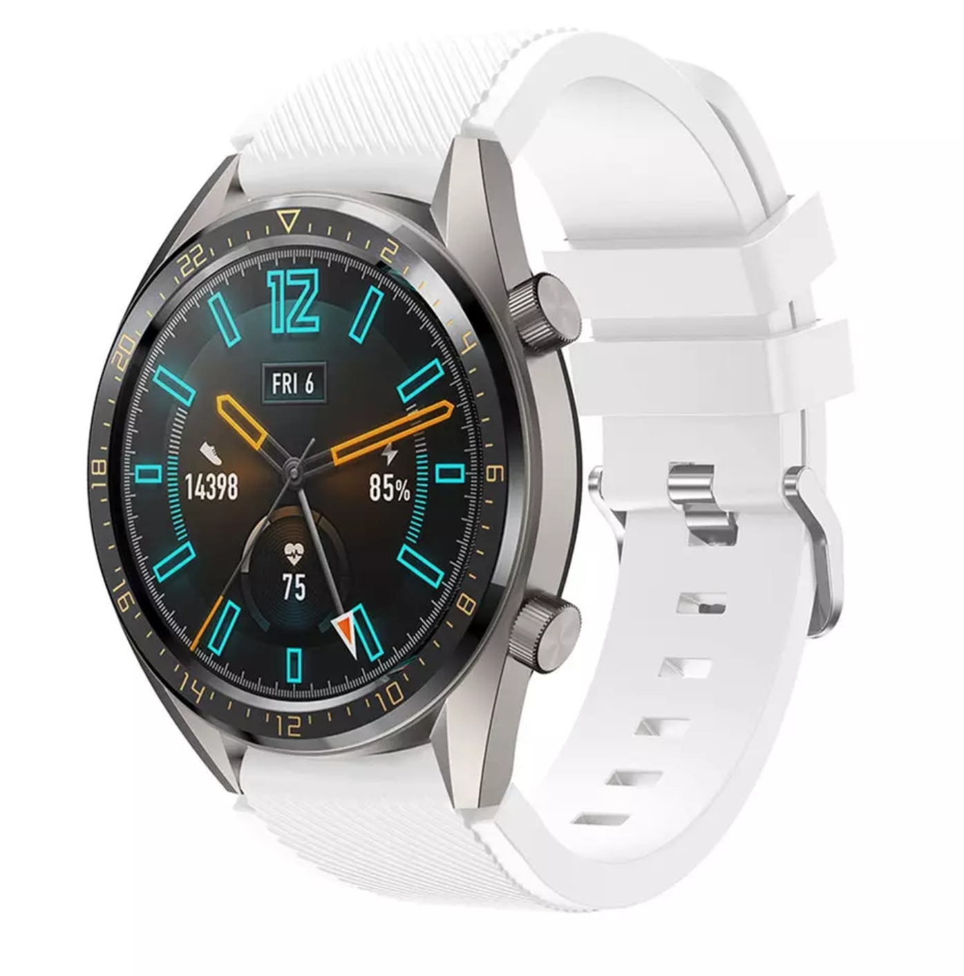 Bela silikonska narukvica 22 mm – Smart Watch Narukvice Srbija