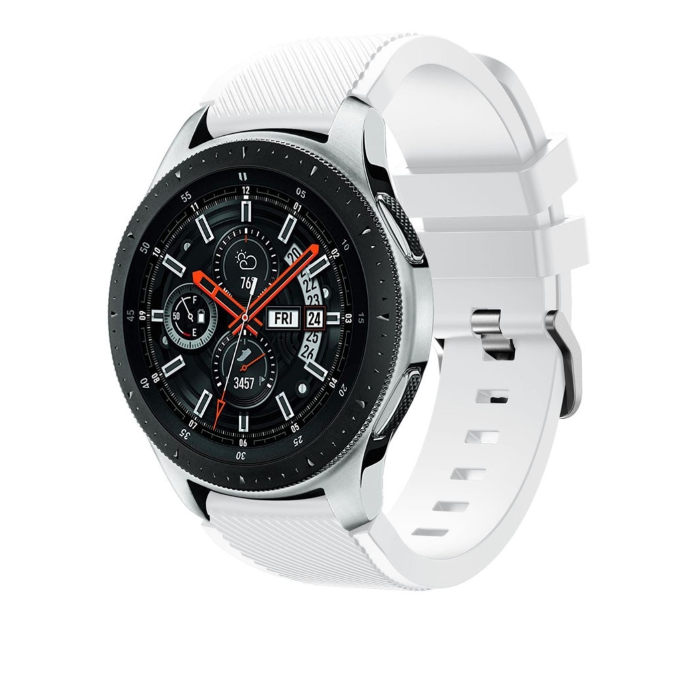 Bela silikonska narukvica 22 mm – Smart Watch Narukvice Srbija